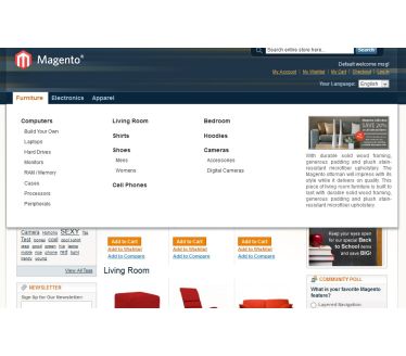Exploded Catalog Top Navigation