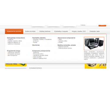 Exploded Catalog Top Navigation