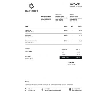 PDF Invoice Pro - PDF Templates and Editor for Magento 2