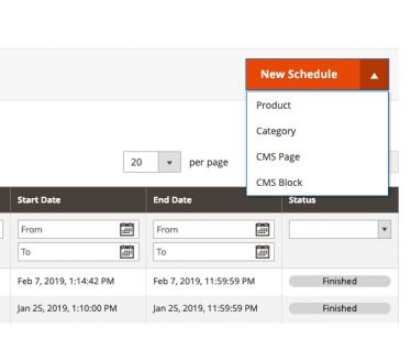 Magento 2 Scheduler - Schedule Updates to Products