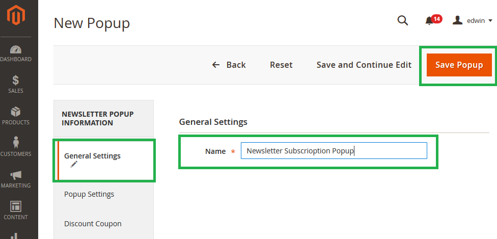 Quick Start Magento 2 Newsletter Popup User Guide