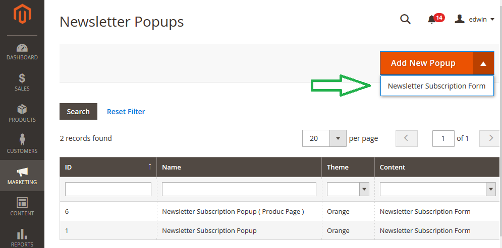 Quick Start - Magento 2 Newsletter Popup User Guide